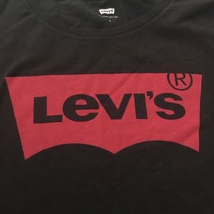 Levi's | Tops | Levis With Red Logo | Poshmark